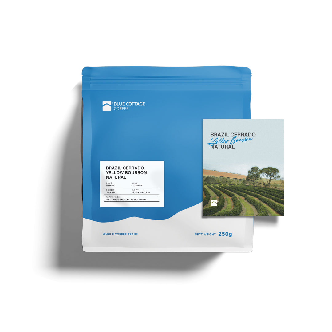 Brazil Cerrado Yellow Bourbon Natural – Blue Cottage Coffee
