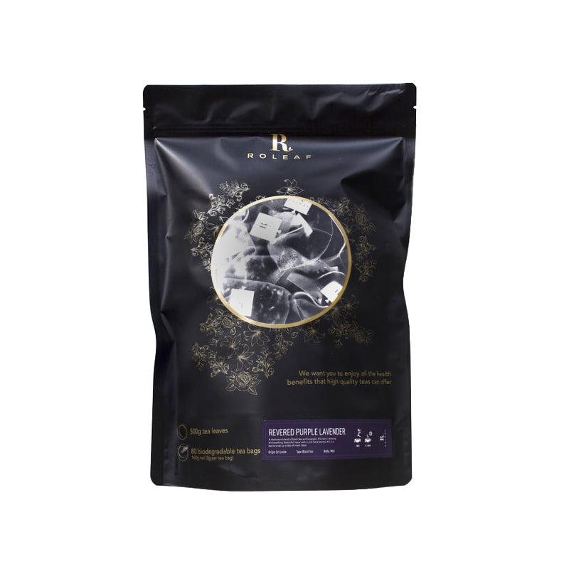 Roleaf Revered Purple Lavender Teabags (80pcs) – Blue Cottage Coffee